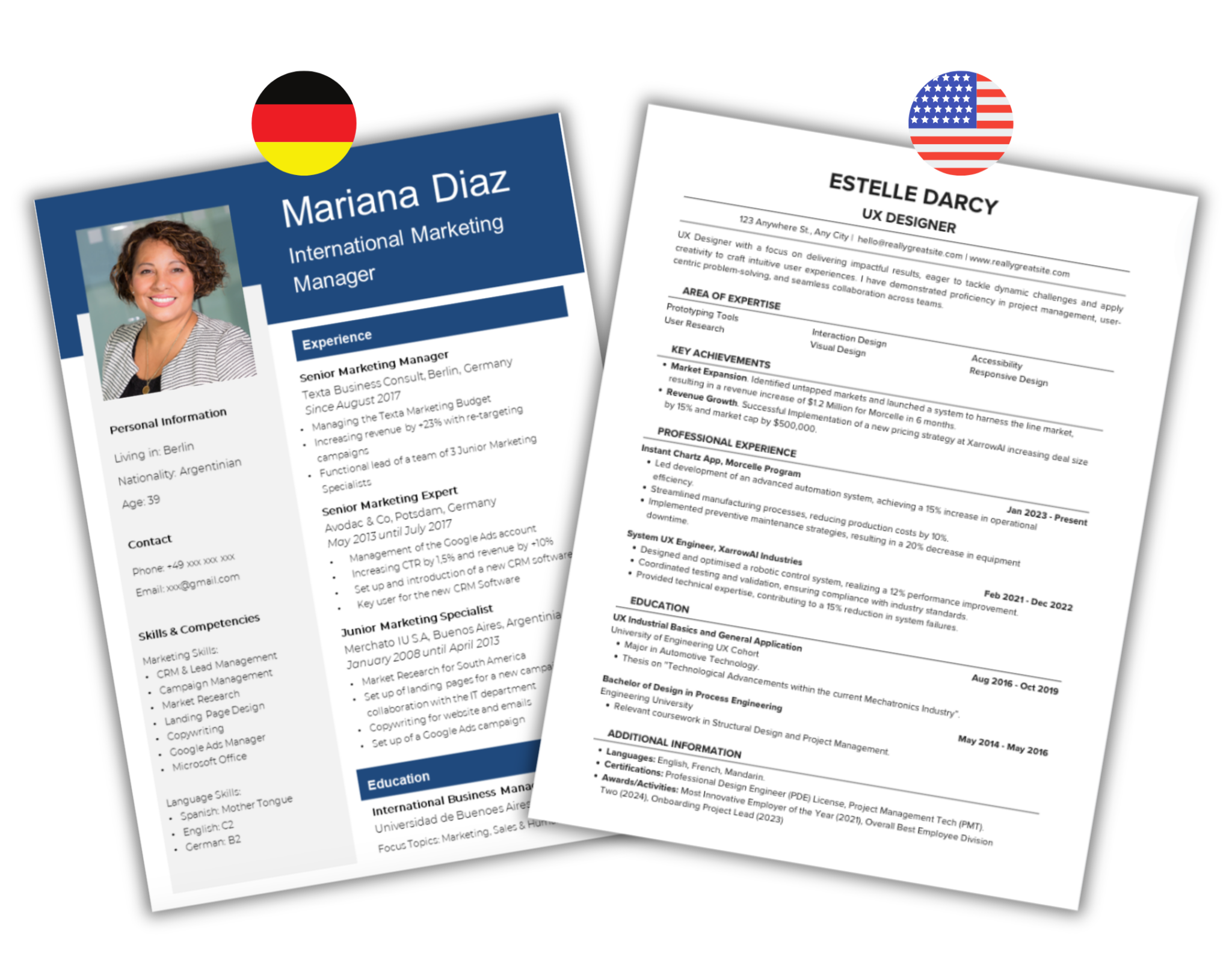 German CV vs American Resume: Key differences - CareerBee
